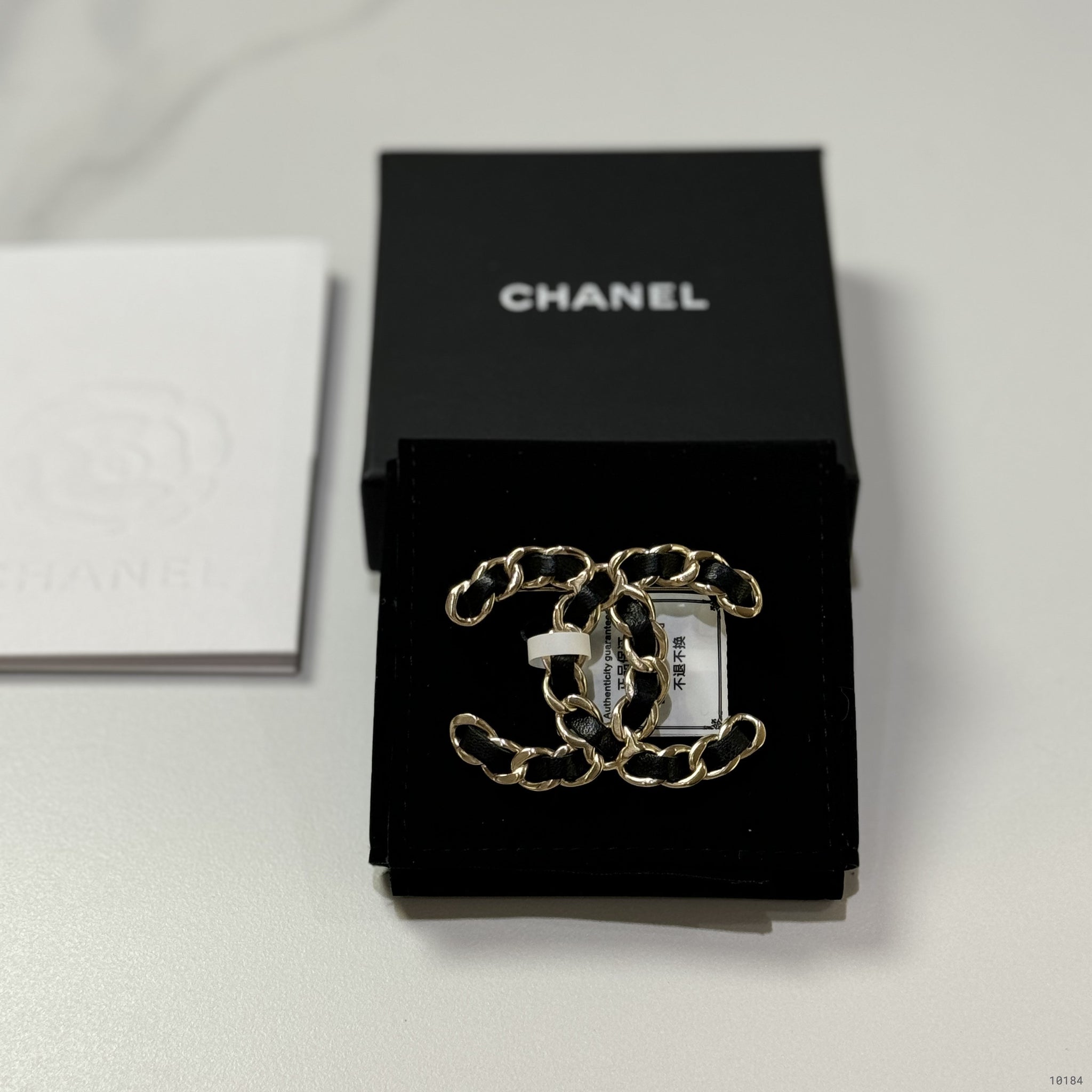 CHANEL CLASSIC DOUBLE C BROOCH (RARE AND DISCONTINUED)