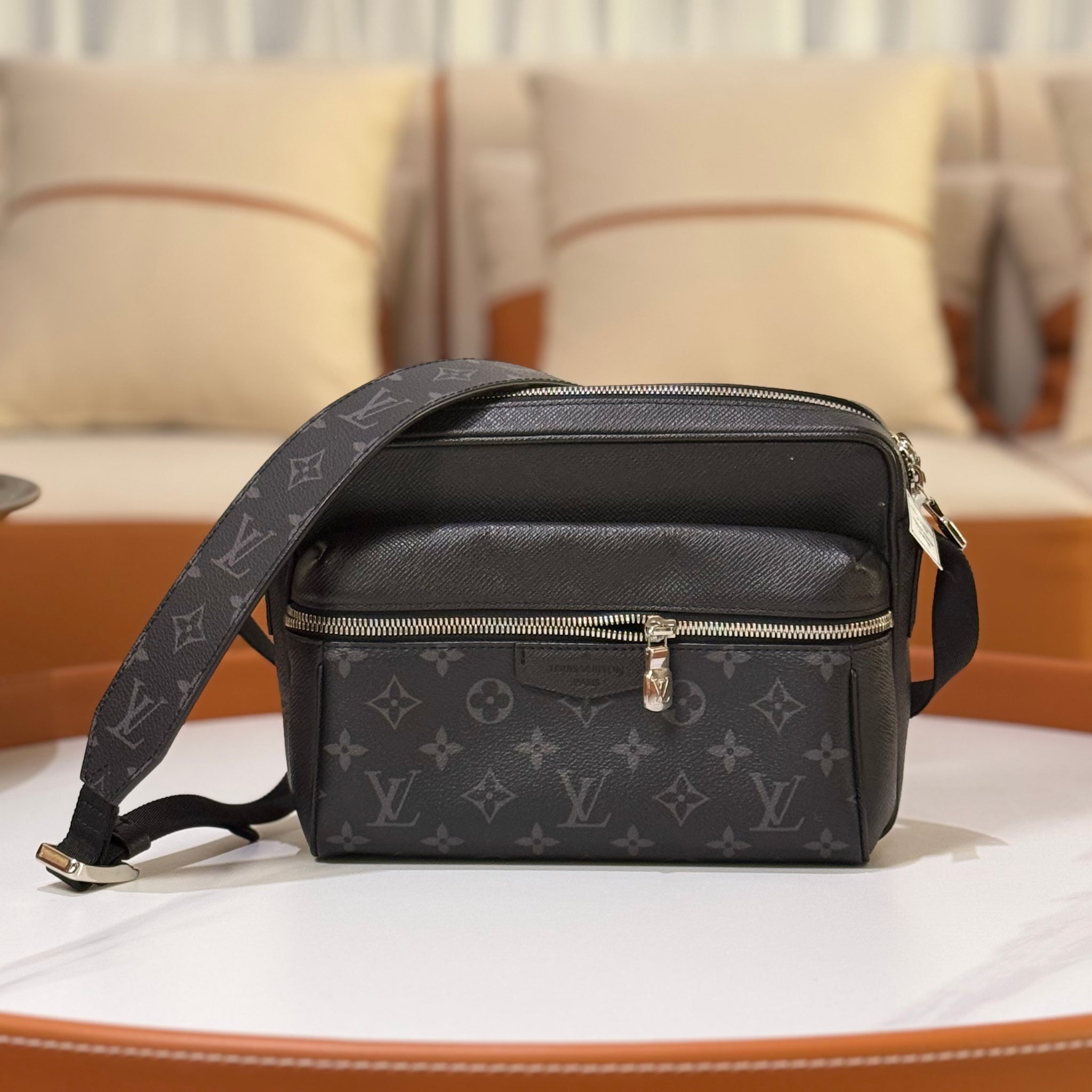 LOUIS VUITTON OUTDOOR MEN'S MONOGRAM POSTMAN BAG